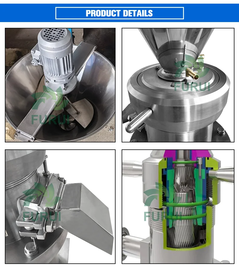 Professional Sesame Peanut Cocoa Butter Grinding Colloid Mill/almond ...