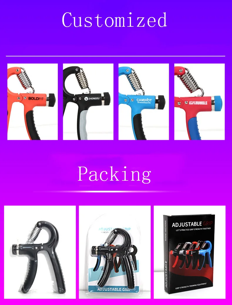 Adjustable Wrist Trainer Heavy Hand Gripper Rehabilitation Fitness ...