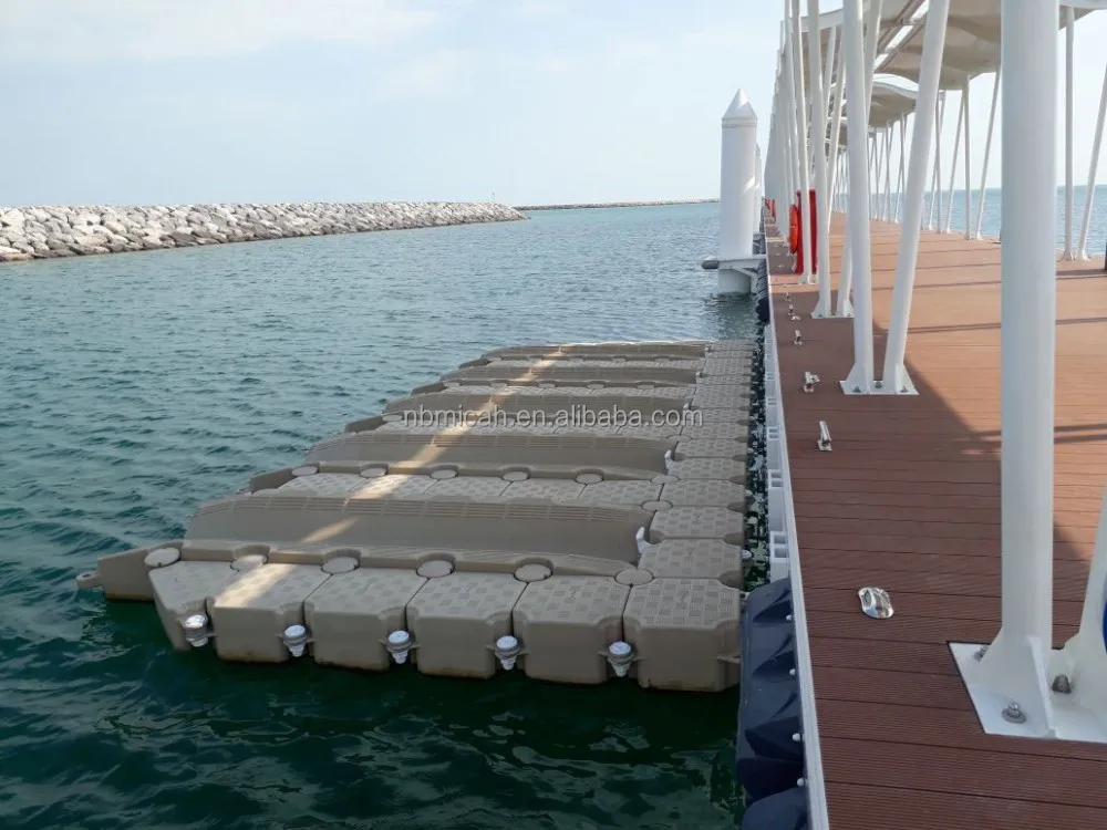 Polyethylene Modular Floating Dock Marine Modular Pontoon Jet Ski ...