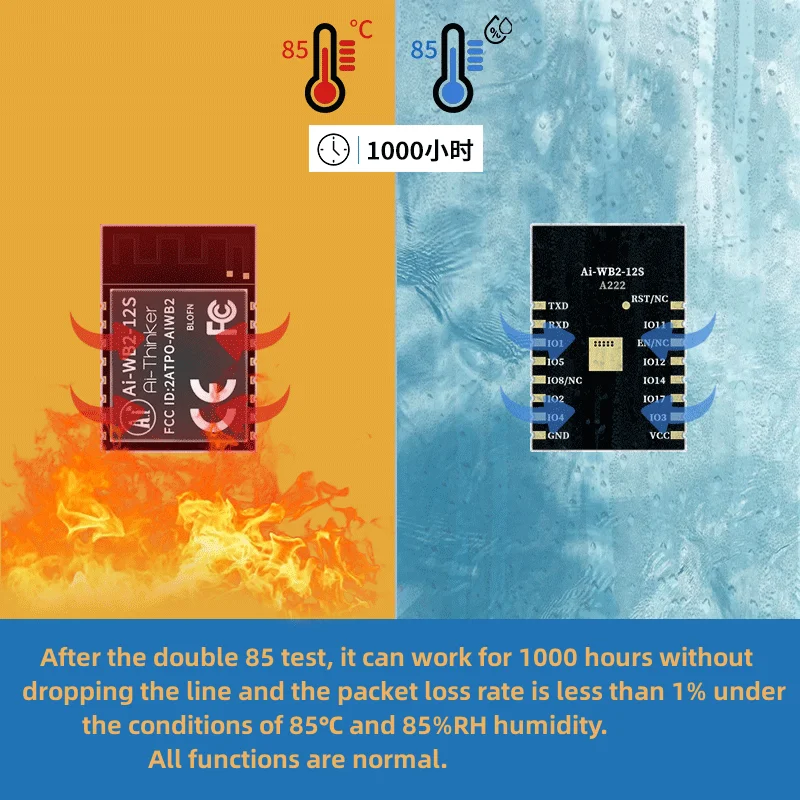 Ai Thinker New Ai Wb2 12s Module With Bl602 Chip Wifi Ble Combo Use For