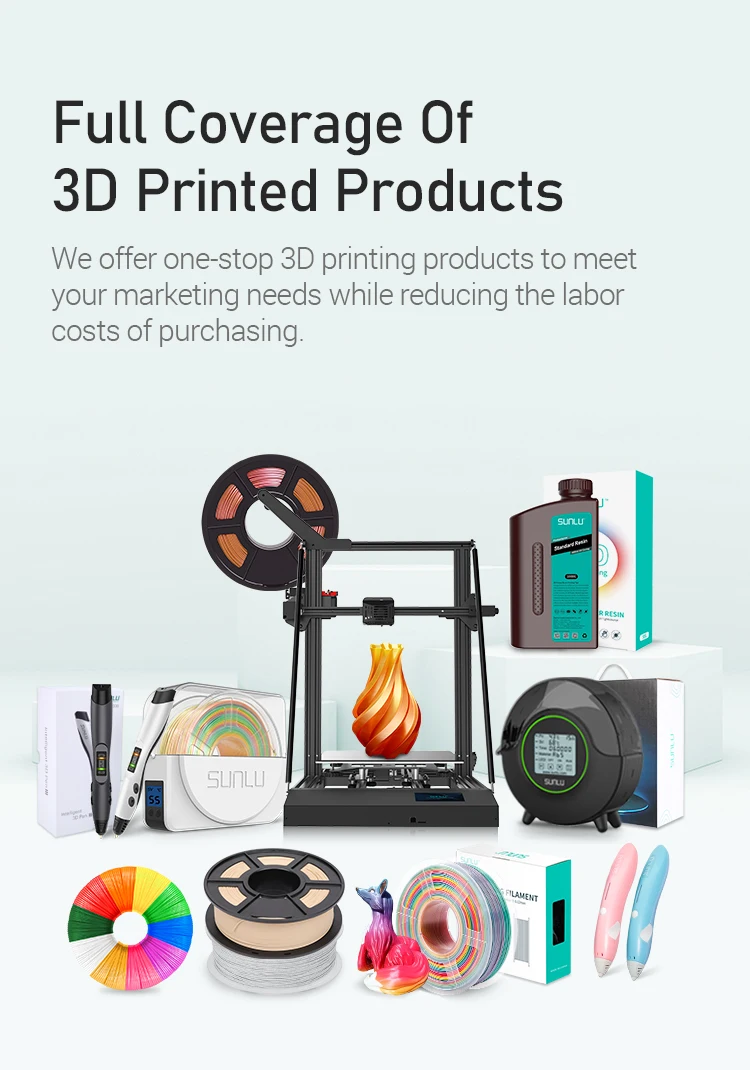 SUNLU PETG Filaments - High Quality 3D Printing Materials