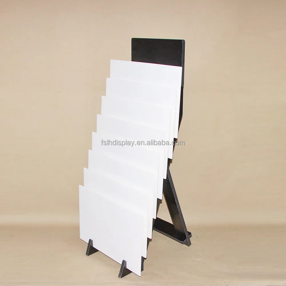 Custom Wooden Display Rack Store Floor Standing Ceramic Mosaic Tile ...