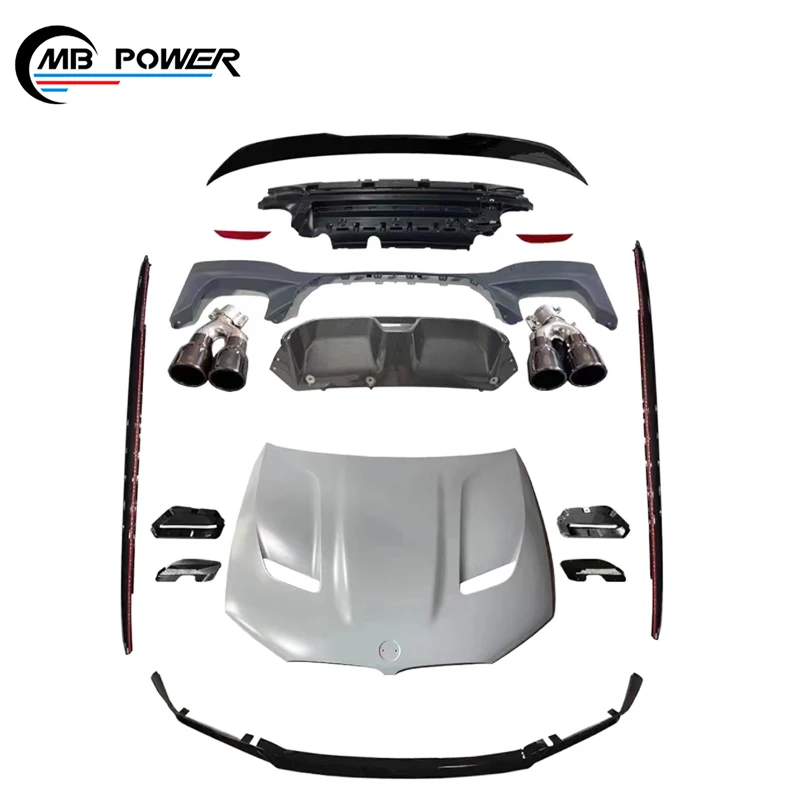 5 Series M5 CS-style Bodykit for G30 G38 F90 Front Lip Rear Lip Rear ...