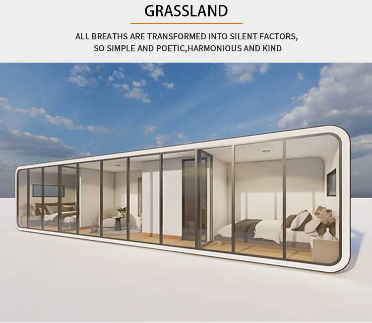 20ft 40ft Sandwich Panel House Container Cabin Mobile Homes Foldable ...