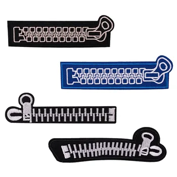 Ironing Patch Clothing Embroidery Sewing Zipper Pattern Decals Diy ...