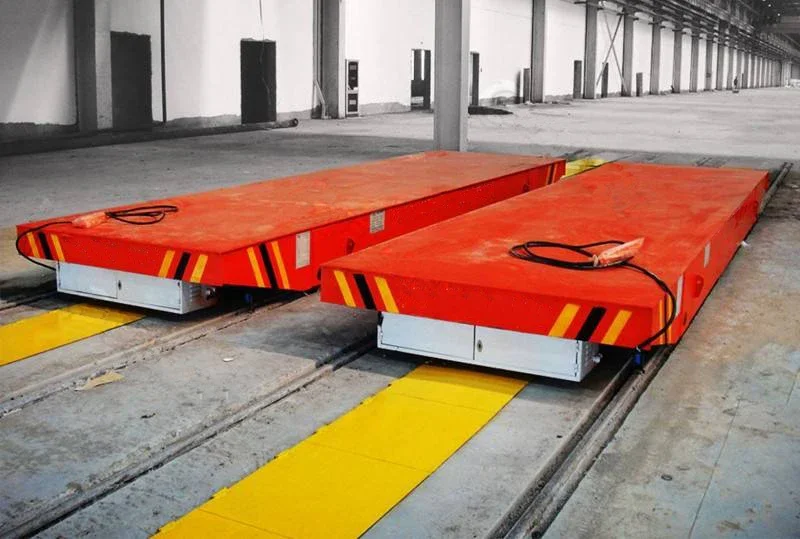 Industrial Mover Large Material Handing Rail Electric Flat Car 25 Ton ...
