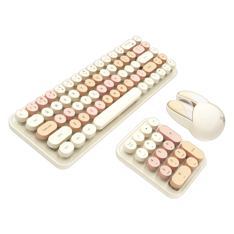 Mofii 3-in-1 Retro Wireless Mouse Numpad Combo - GEEZER