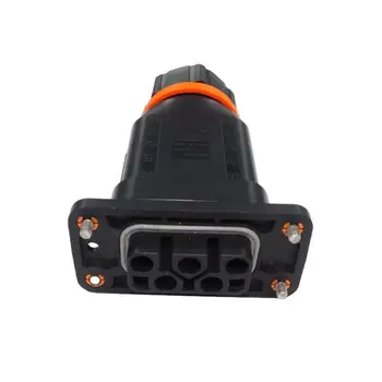 Quick Insertion Pv Inverter Ac 65a 5 Pin Photovoltaic Power Plug Socket ...