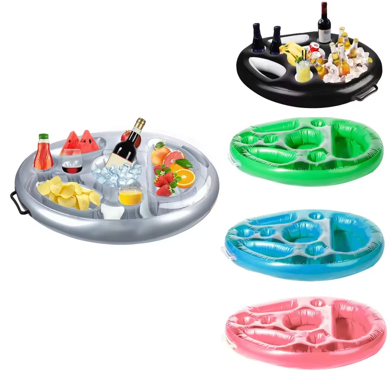 Pool Party Inflatable Floating Cooler Ice Bucket Pool Drink Holder Pvc ...