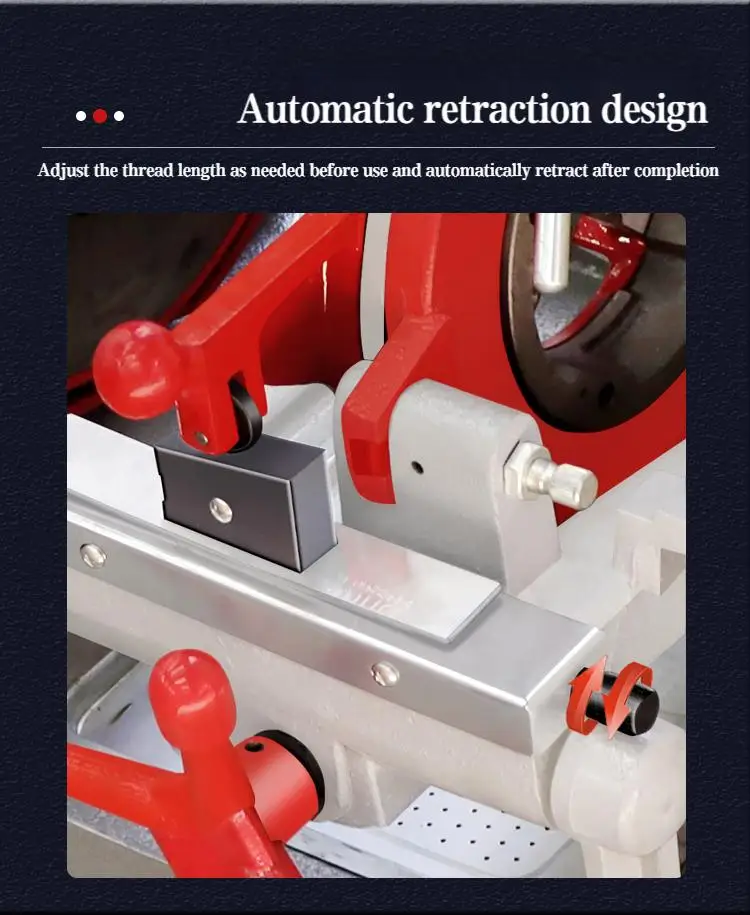 110/220V 1500W Pipe Threader Machine - Efficient & Durable