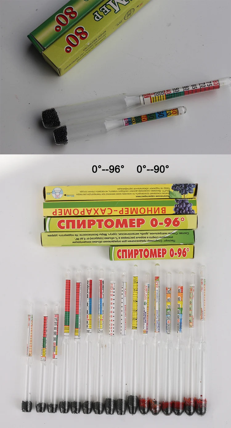 Precision Hydrometer - Accurate ABV Tester for Alcohol