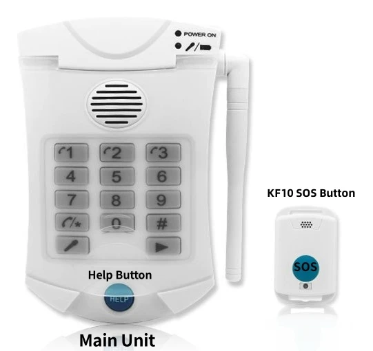 Portable Wearable Remote Control Sos Panic Button Alarm One Key ...