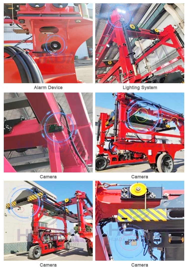 90 Ton Container Straddle Carrier Container Lift Diesel Electric - Buy ...