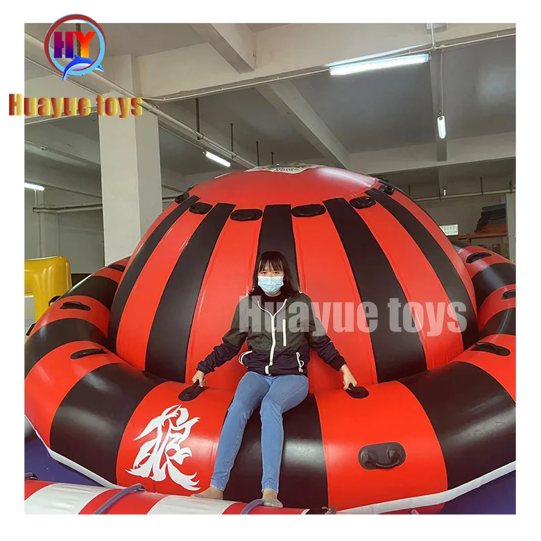 Inflatable Spinning Top UFO Towable Tube Inflatable Water Rotating ...