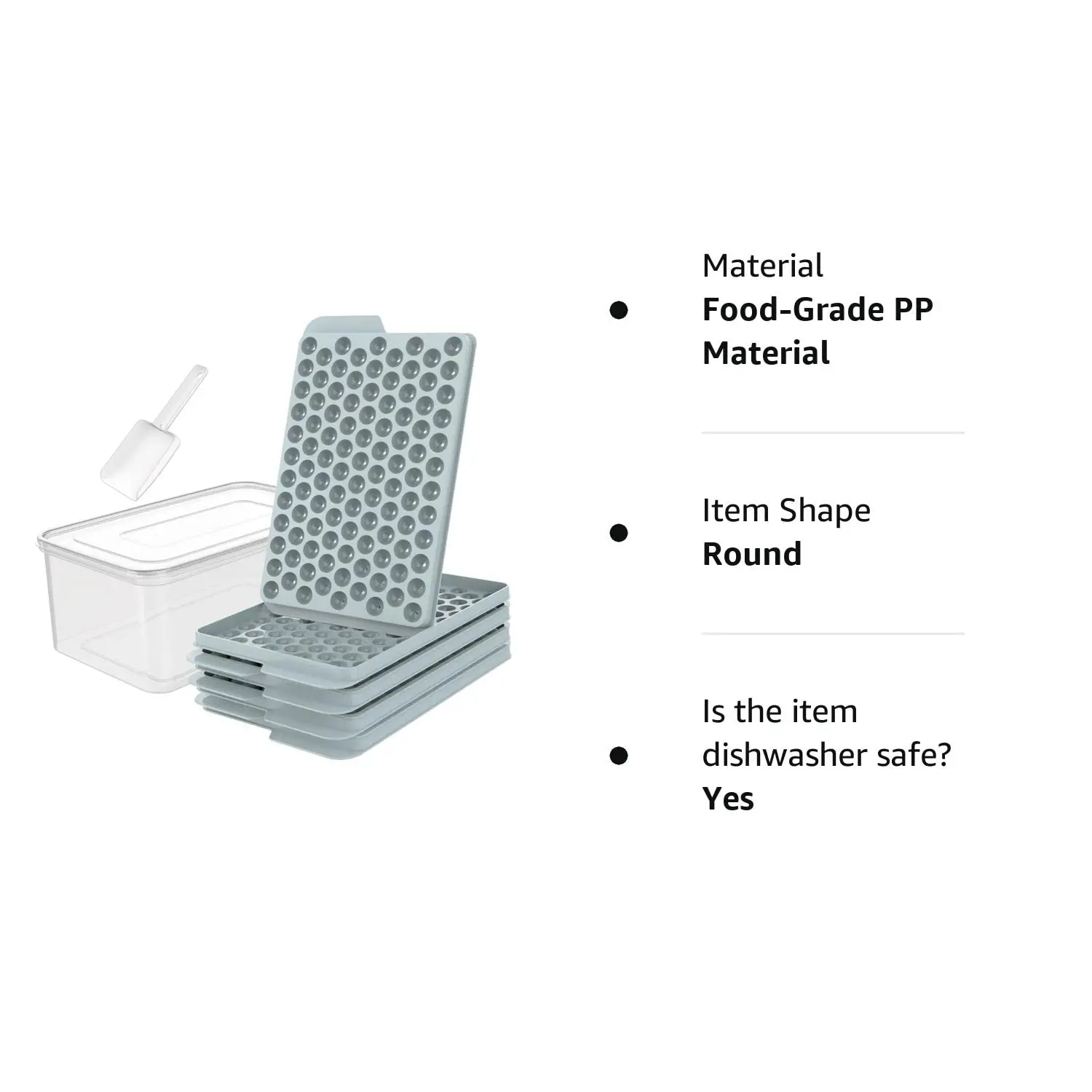 Custom Colorful 104pcs Small Ice Maker Ball Cube Mold Ice Cube Tray For ...