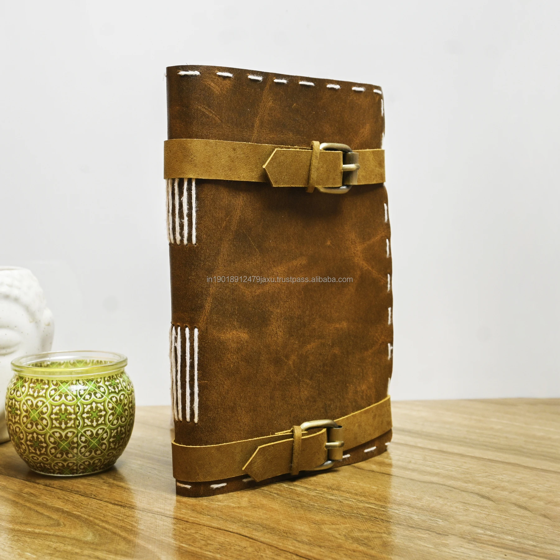 A4 A5 Journal Handmade Antique Style Recycled Cotton Vintage Paper Book ...