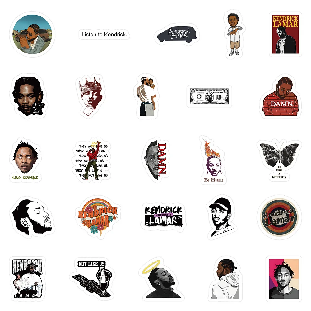 Alibaba.com: 50Pcs Kendrick Lamar Graffiti Stickers, Kiss Cutting ...