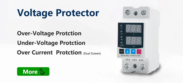 Avp-63 Digital Over Under Ac Power Single Phase A/c Voltage Protector ...