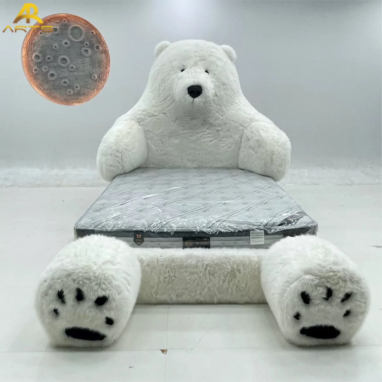 Luxury Polar Bear Bed - Modern & Creative Queen King-size