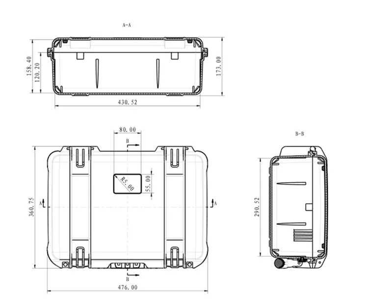 IP67 Waterproof & Shockproof Instrument Case - Customizable