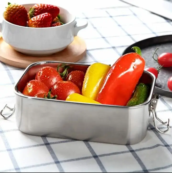Stainless Steel Cylinder Camping Food Storage Container Stainless Steel ...