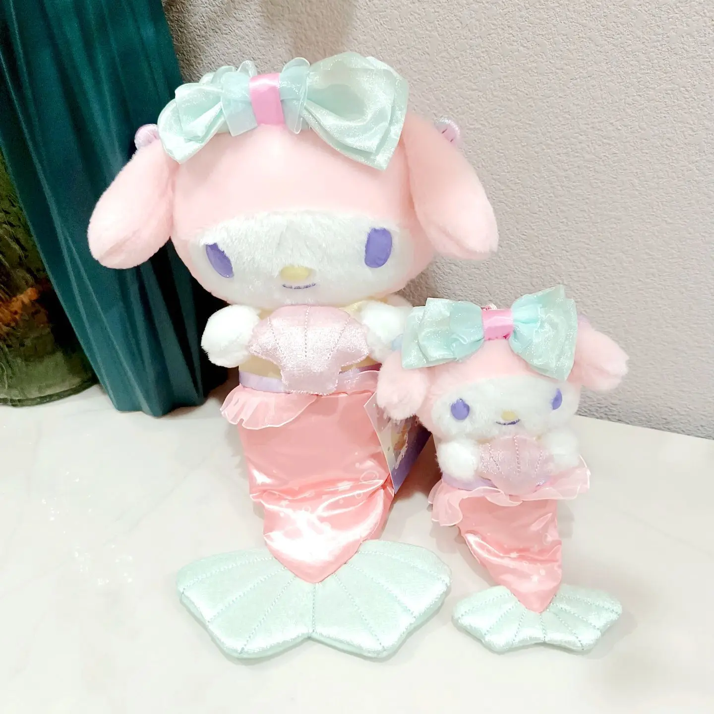 Cinnamoroll Ocean Mermaid Series Plush Toys Kuromi Melody Pacha Dog ...