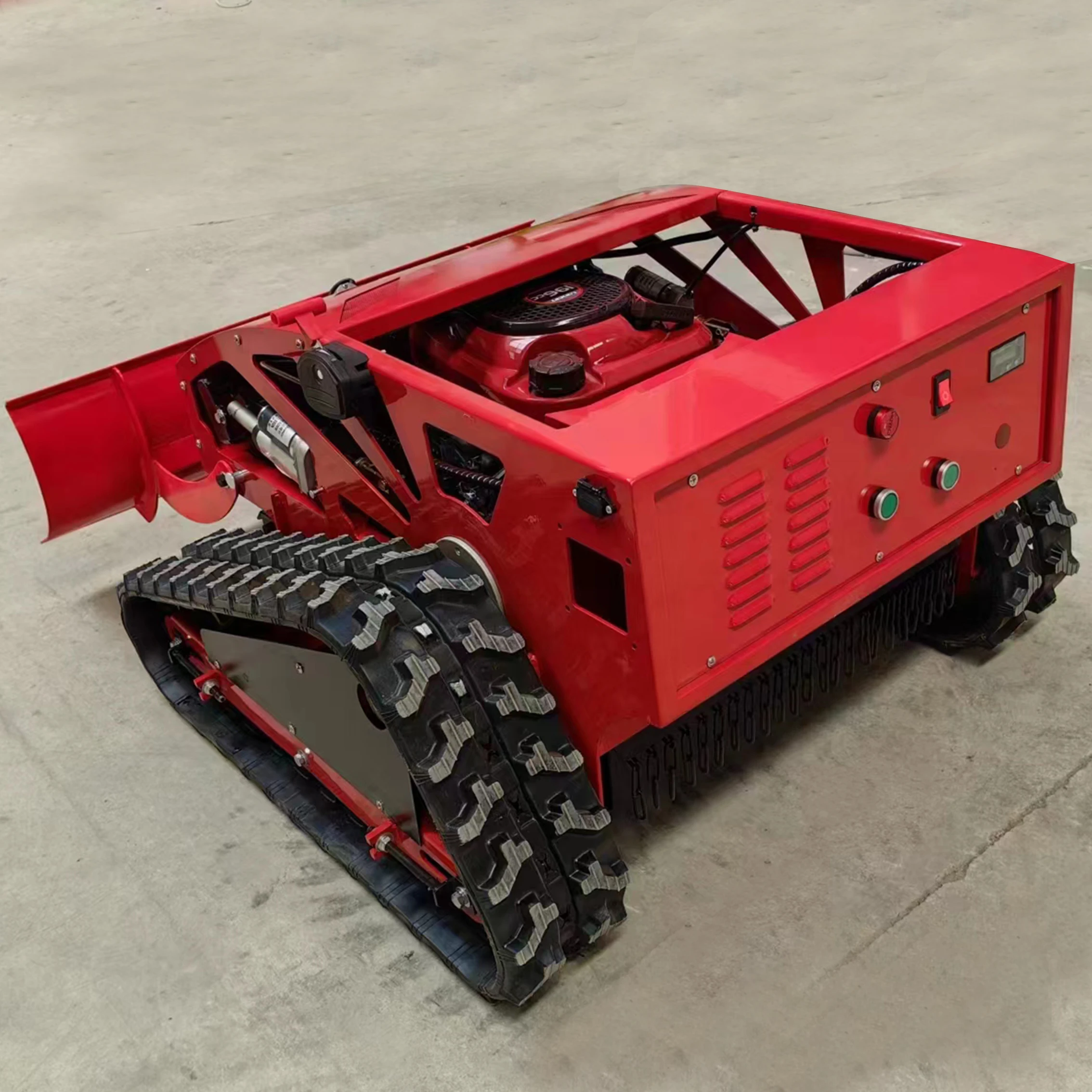 Powered Robot Robotic Lawn Mower Track System Manual Crawler Lawn Mower ...