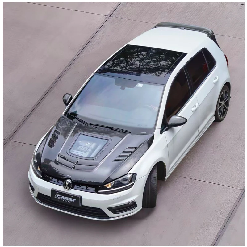For 2014 2019 Volkswagen Golf 7 Mk7 Mk7.5 Real Carbon Fiber Cmst ...
