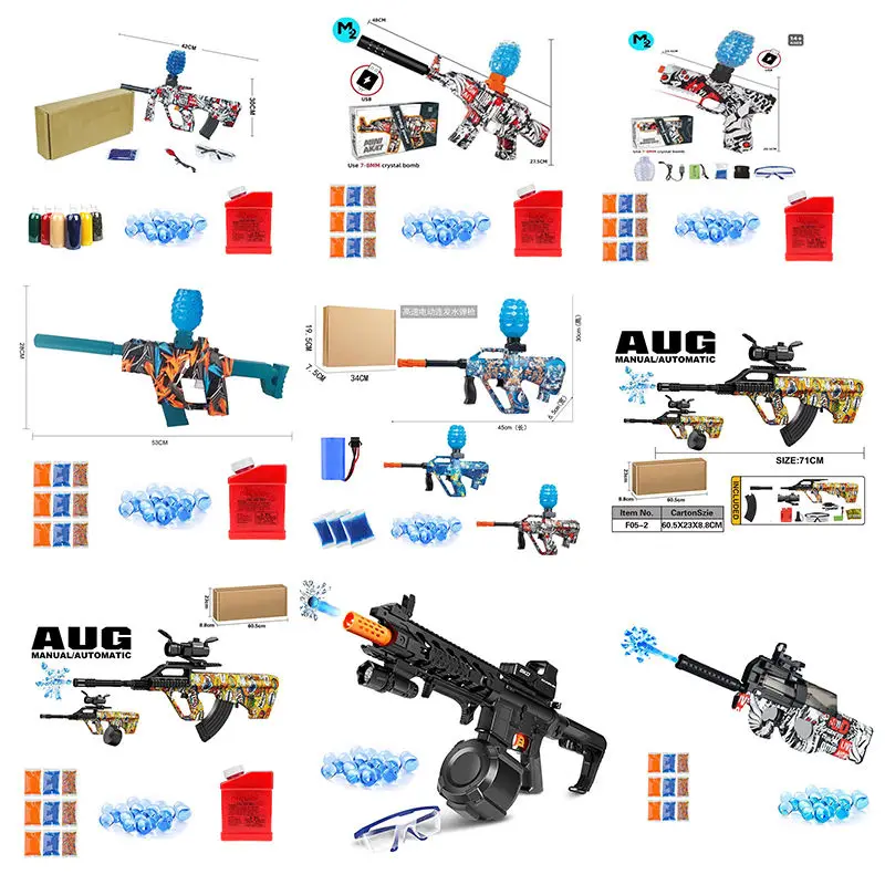 Yujian Water-absorbing Resin Beads Electric Gel Ball Blaster Toy Gun ...