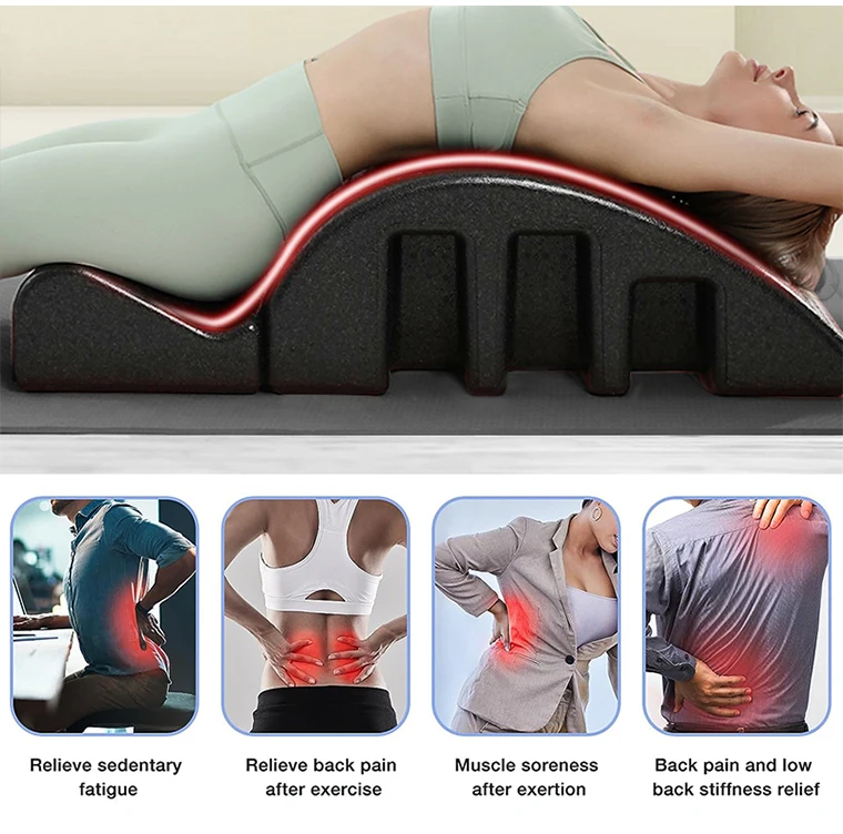 Black Epp Foam Yoga Pilates Equipment Reforme Arc Rcervical Spine ...