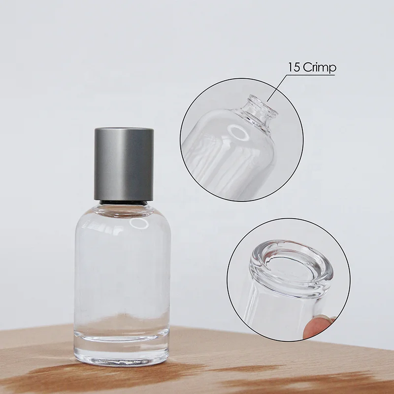 50ml Perfume Bottle Crimp Neck Custom Perfume Bottle 30ml 100ml ...