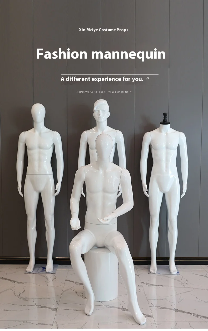 Fashion Design Half Body Adjustable Mannequin Manikin Men Male Dress ...