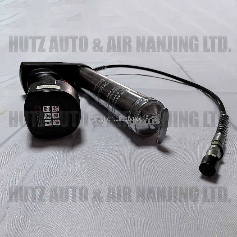HUTZ 7,000psi Cordless Grease Gun - 2 Li-Ion Battery Packs