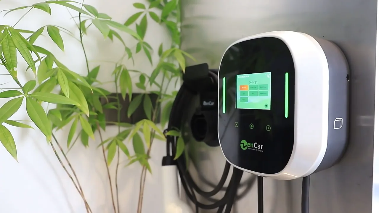 Zencar 16a Wallbox 11kw Ev Charging Station Type 2 With Type B Rcd Wall ...