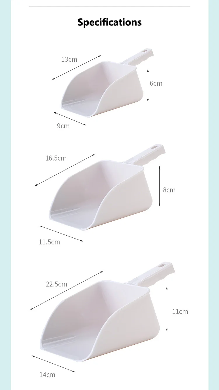 Kitchen Accessories Tools Gadgets 3pcs Set Food Rice Ice Cube Flour ...