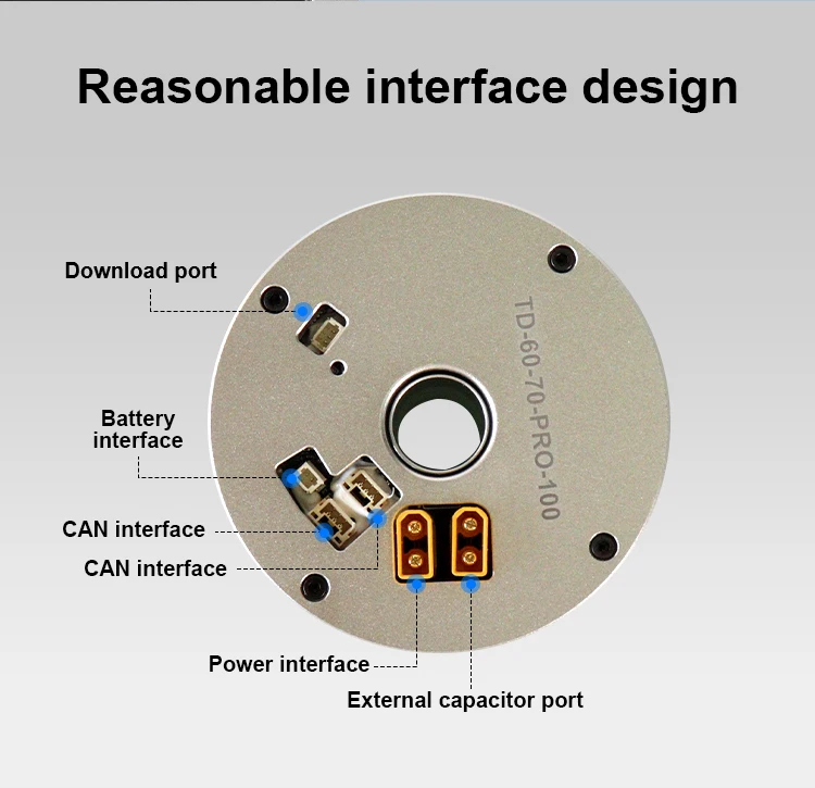 Compact Small Robot Joint Module - TNSMITH TD-60-70-PRO-100