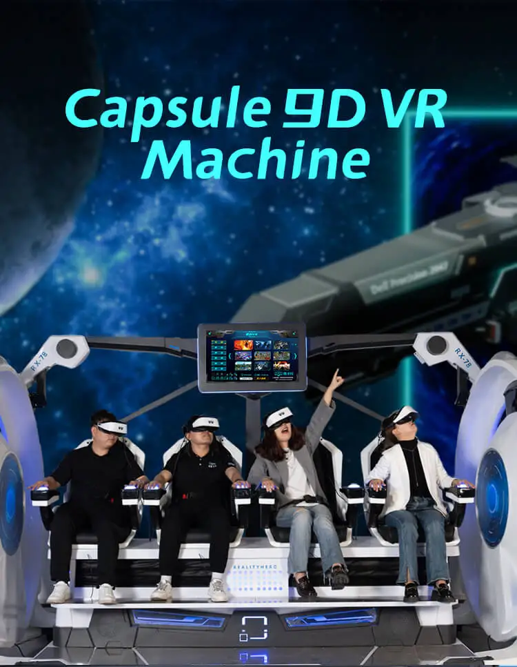 Herovr Metaverse Multiplayer Amusement Park Rides Machine 360 9d Vr ...