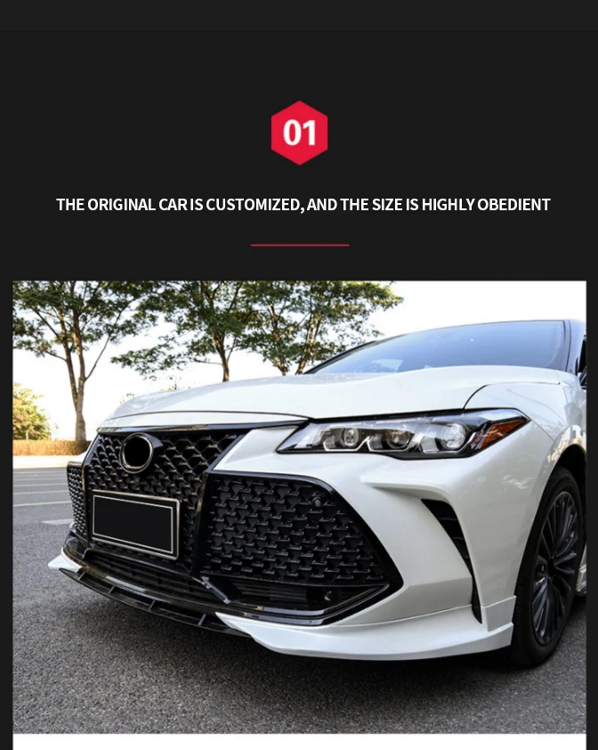 Toyota Avalon 2018-2021 Front Grille Bumper Upgrade Kit