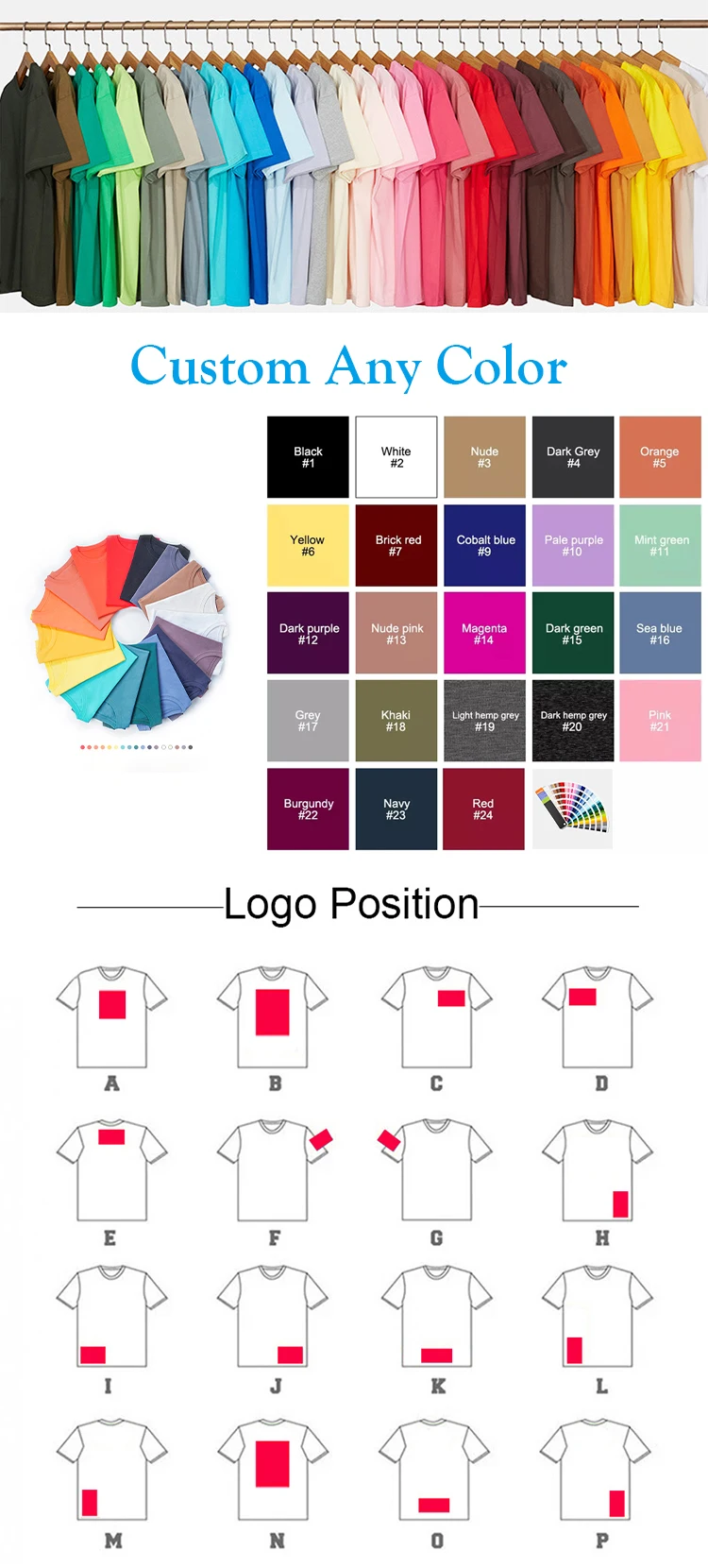 Shop Our First Class Quality Cotton Custom Logo Men's T-shirts