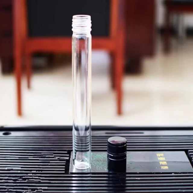 100ML Glass Vials High Borosilicate Test Tube Wine Bottle Glass Wine ...