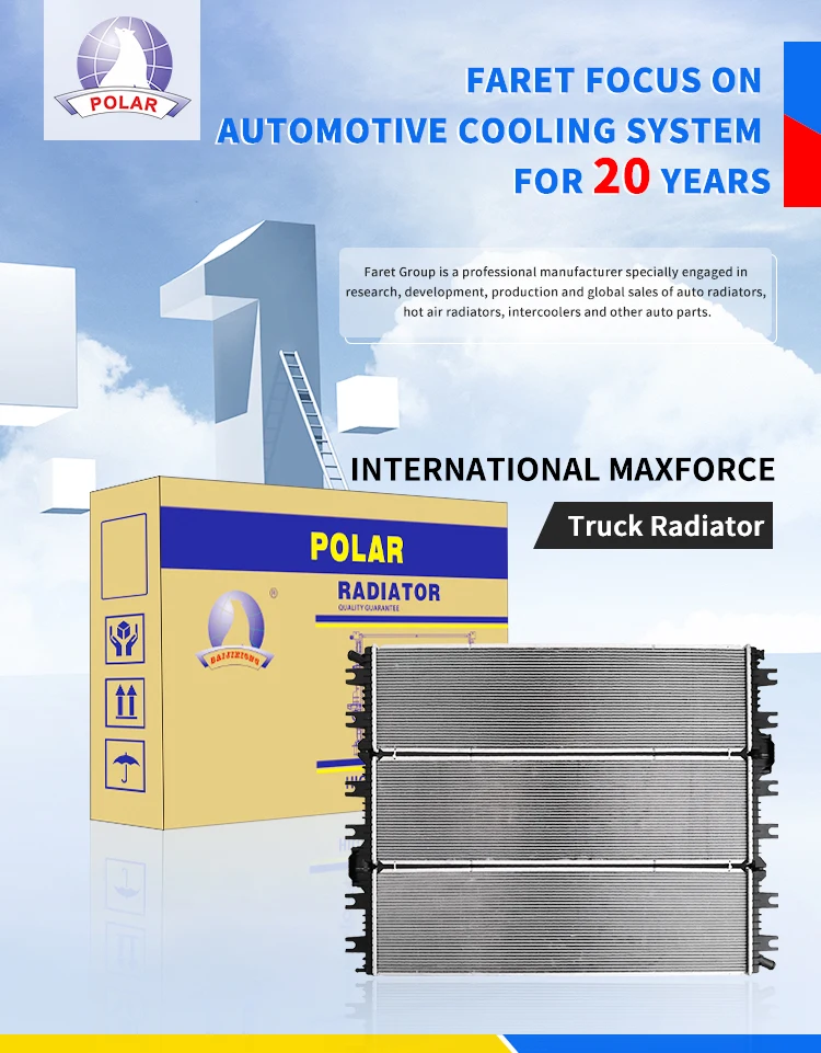 High Cooling Performance Radiator for TOYOTA HIACE 2019