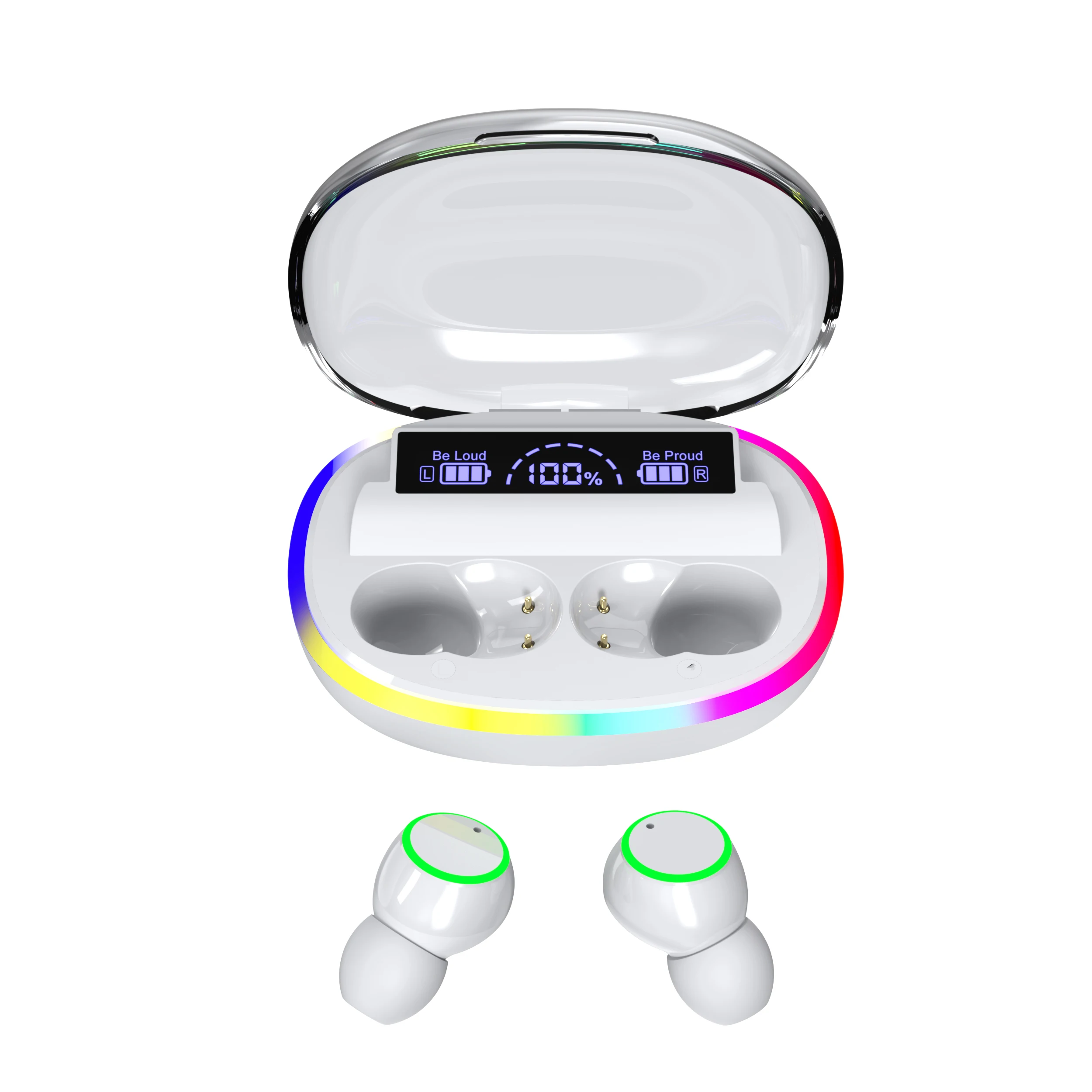 Touch Control Powerbank LED Display Power Bank Earbuds Wireless Tws ...