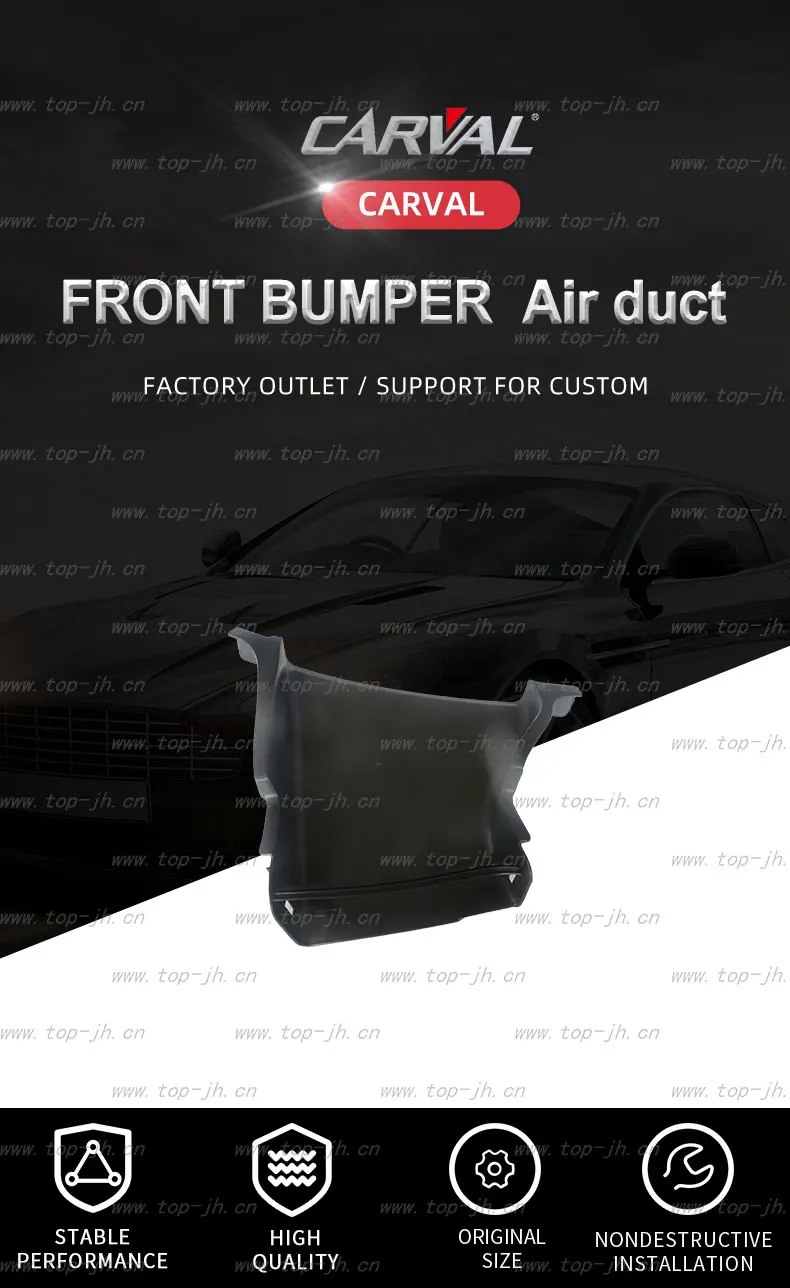 CARVAL JH BODY PARTS AUTO LAMPS FRONT BUMPER AIR DUCT for PEGAS/SOLUTO 2020