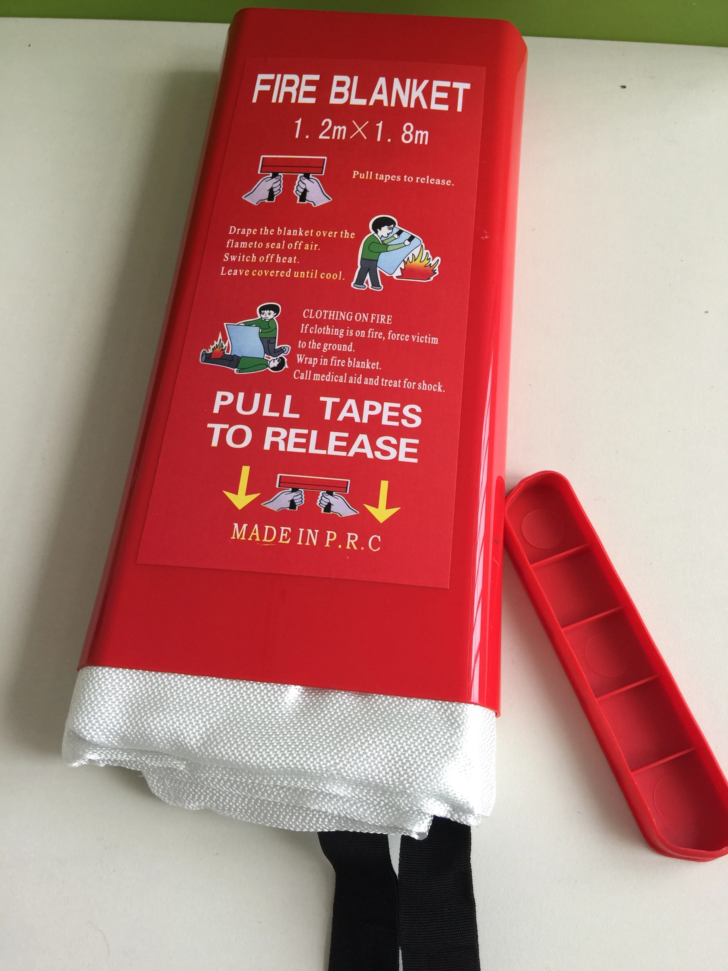 1m*1m 430g Small Fire Blanket For Kitchen With Ce En1869: 1997 - Buy ...