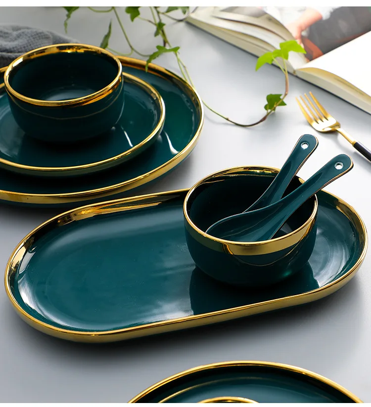 Carton Classic Party Porcelain Dinnerware Nordic Style Sustainable ...