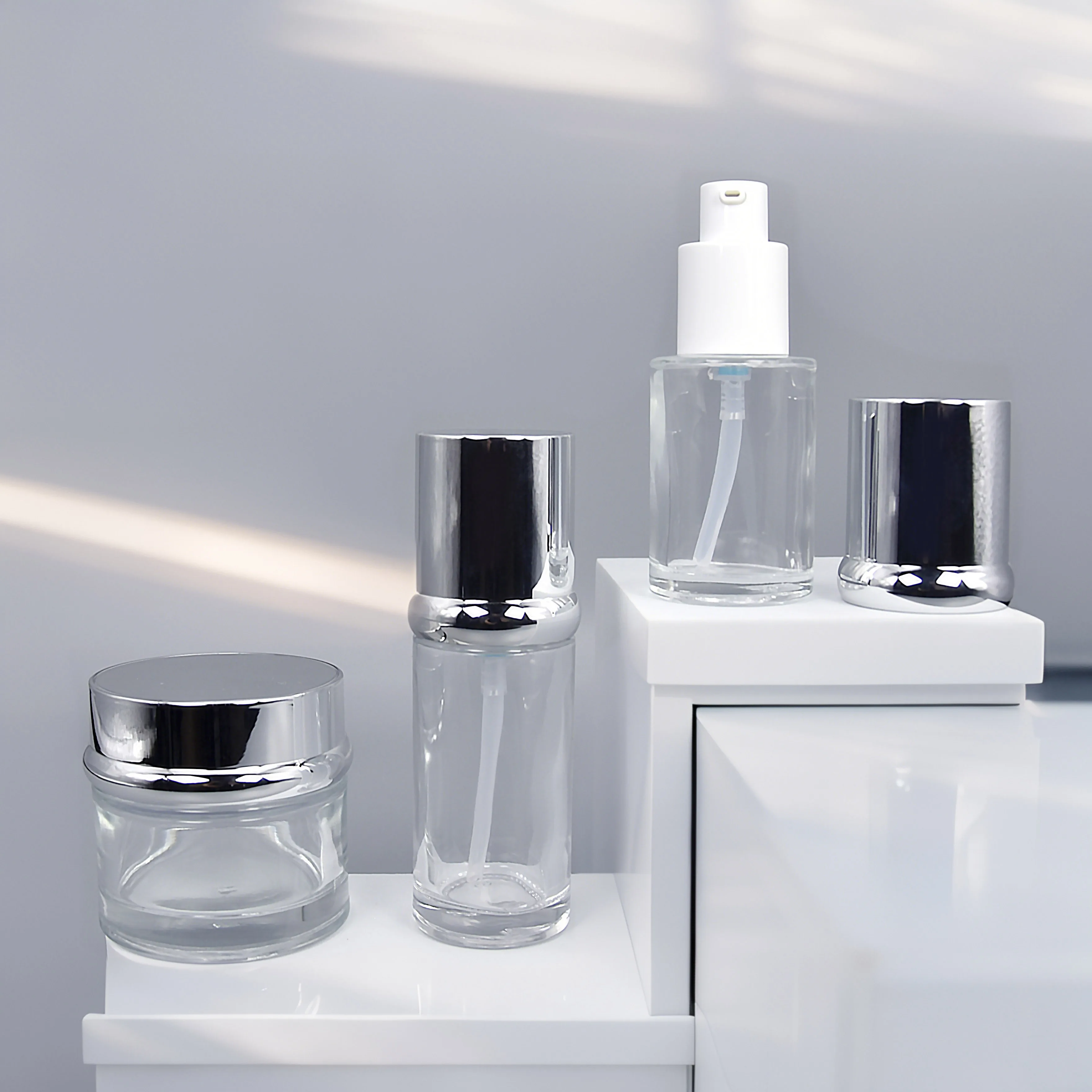 Colorful Cosmetic Packaging Glass Bottles Face Toner Spray Jars for ...