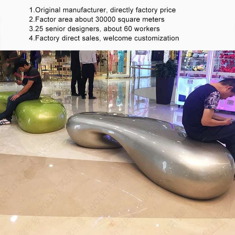Fiberglass Chair Bench - Stylish & Durable Outdoor Seating