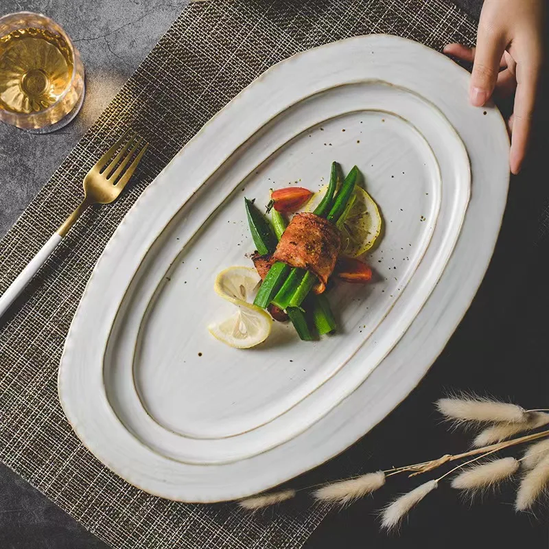 Korea Irregular Dinnerware Set - Suolide Porcelain Tableware