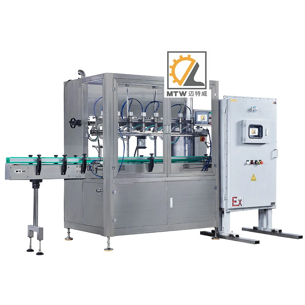 Mtw Custom Automatic Multi-heads Explosion Proof Alcohol Chemical ...