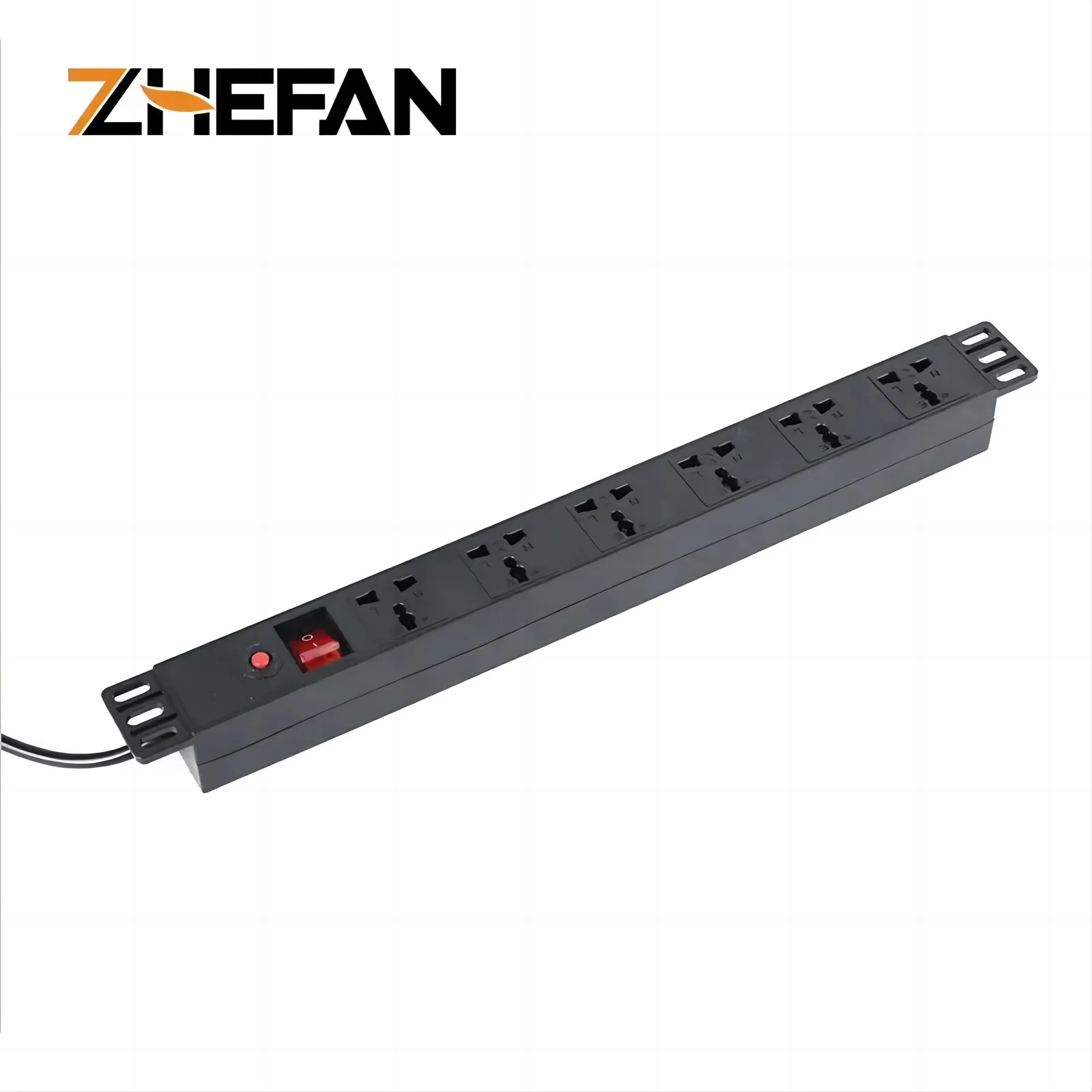 19inch 6 Way 10a Pdu Socket Eu Pdu Power Distribution Unit Rack Cabinet ...
